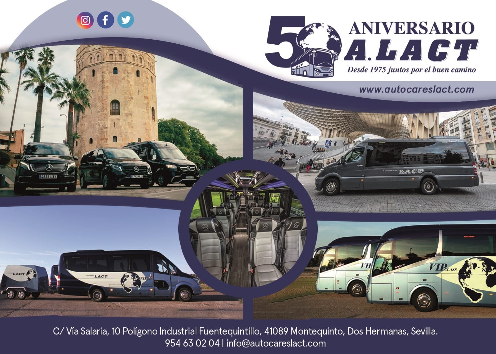 Autocares LACT celebra 50 años de historia